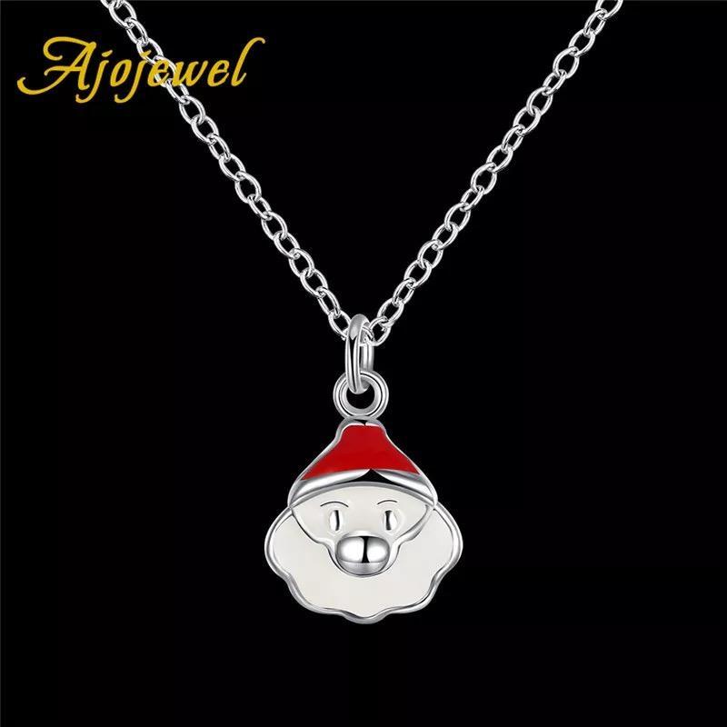 Christmas Jewelry Set Santa Claus Cute Earrings Necklace Kit – boholooks
