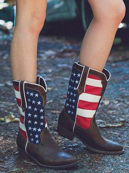 National Flag Boots Shoes – boholooks